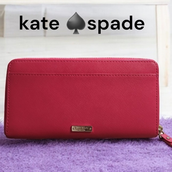 kate spade | Bags | Kate Spade Adventure Fund Zippered Wallet In Euc ...